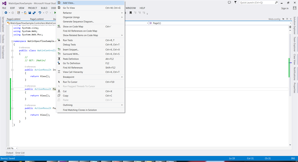 Automated Ui Test With Watin And Specflow In Net Part 1 4745