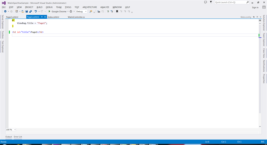 Automated Ui Test With Watin And Specflow In Net Part 1 