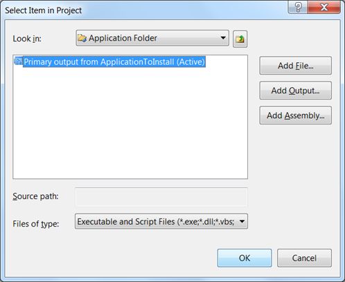 Create a Custom Setup For Changing App.config