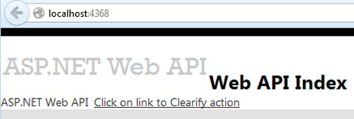 Actions in ASP.Net Web API