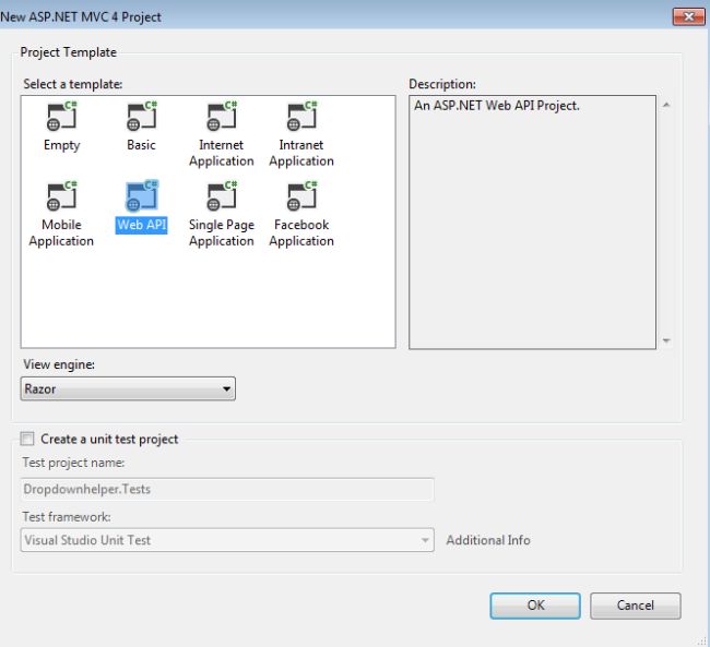 Create DropDownList Using DropDownList Helper in Web API Create DropDownList Using DropDownList Helper in Web API