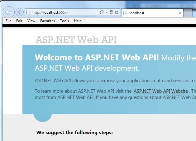 Create Read-Only Web API Application