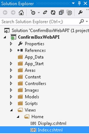Show Confirm Box in Web API Using JavaScript