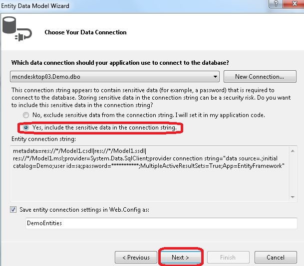 Using The StoredProcedure With Select SQL Query in Web API
