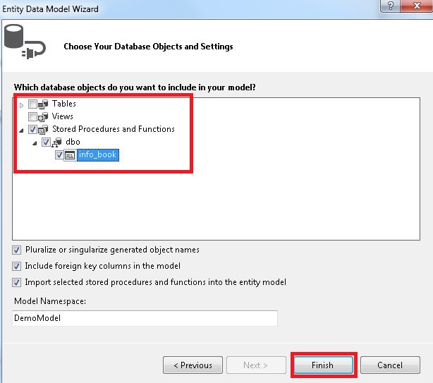 Using The Storedprocedure With Select Sql Query In Web Api