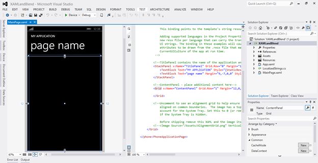 Introduction To Blend And Xaml