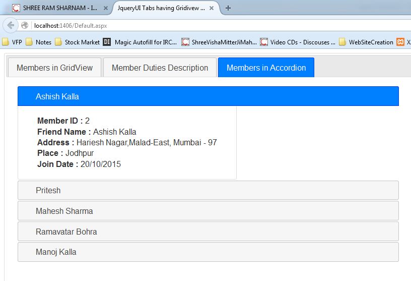 JQuery UI Tab With ASP.NET Web Form JQuery UI Tab With ASP.NET Web Form