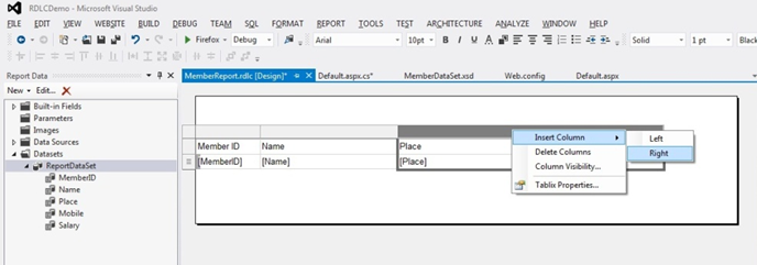 Working On RDLC Report In C#