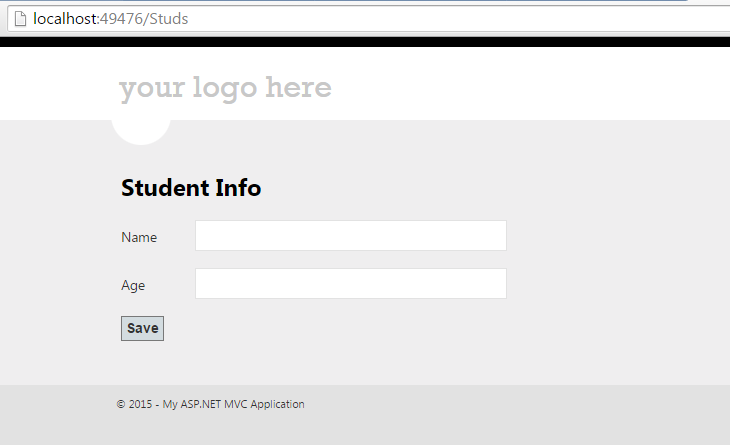 Mvc For Beginners How To Save Record Using Mvc 7150