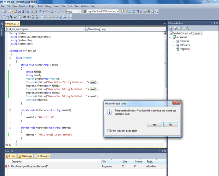 Ref and Out (The Inside Story)