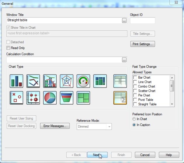 Creating Straight Table in QlikView