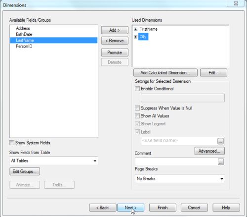 Show All Rows In Pivot Table In QlikView Application