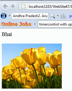 TimerControl With UpdatePanel in AJAX Using ASP.NET