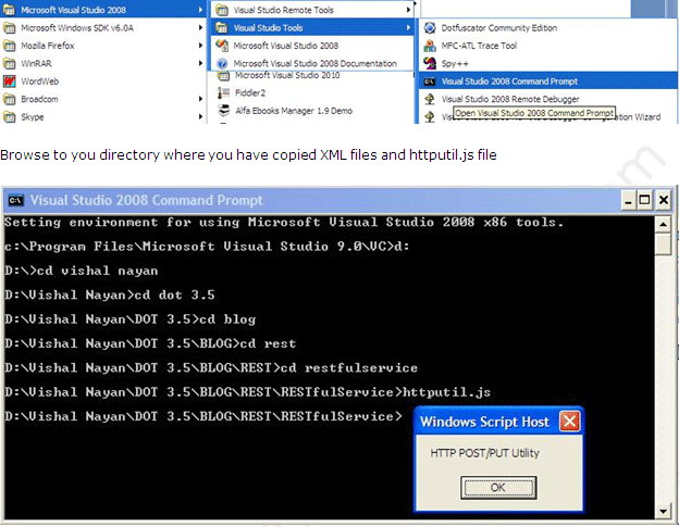 Create your first RESTful service with WCF 3.5