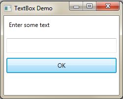 Describing the Use of TextBox Control in WPF
