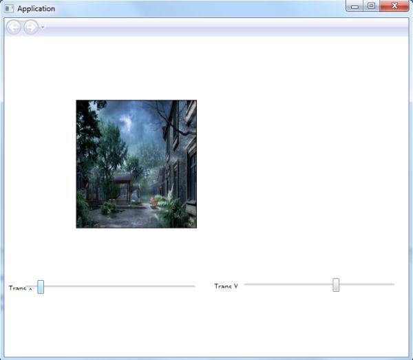 Shifting of Image Along X-Y Axis Using Slider in WPF