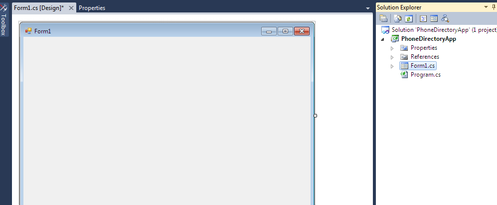 Make A Simple Phone Directory Application