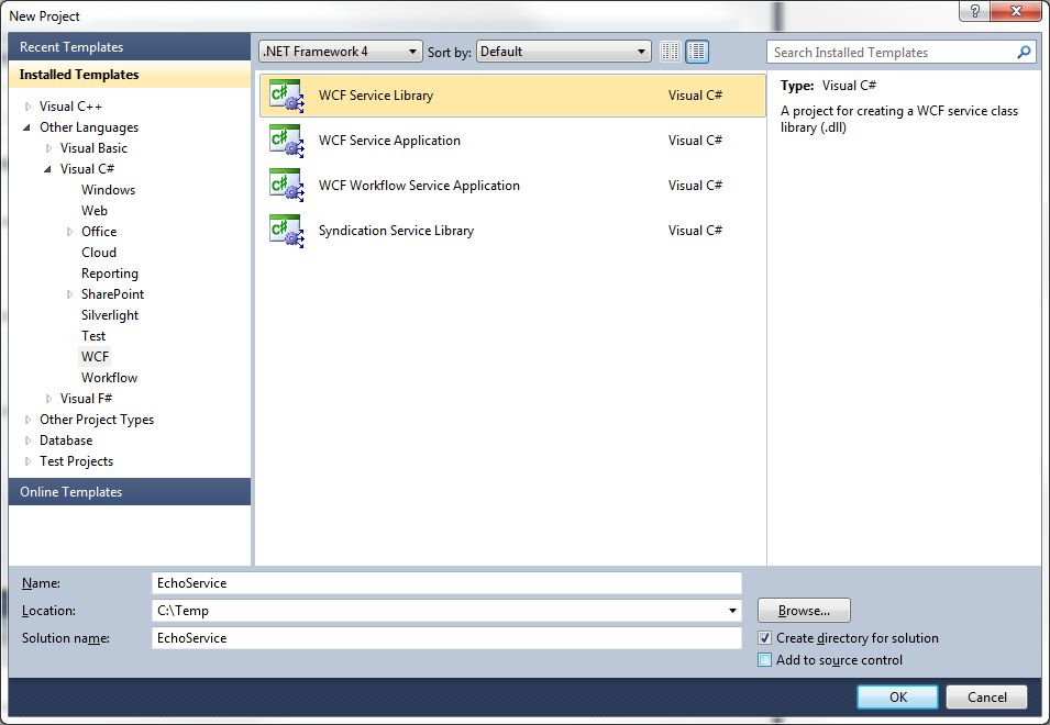 Simple WCF web service to receive parameter from HTTP POST request body