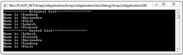 ArrayList in C#
