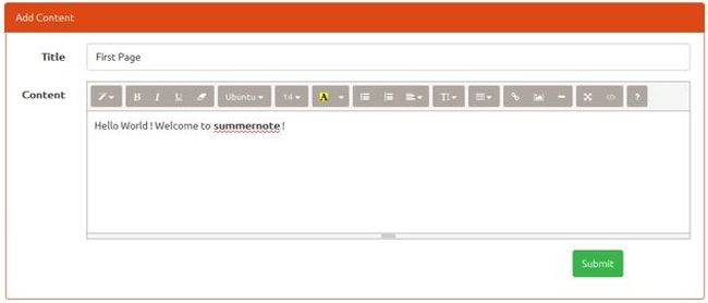 Bootstrap WYSIWYG Editor in ASP.Net MVC