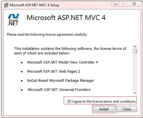 Install MVC 4 in Visual Studio 2010 Install MVC 4 in Visual Studio 2010