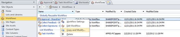 Create Workflow Using Sharepoint Designer 1492