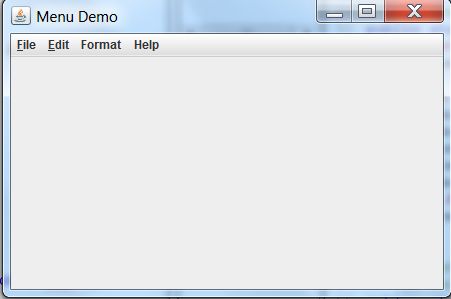Working With JMenu in Swing