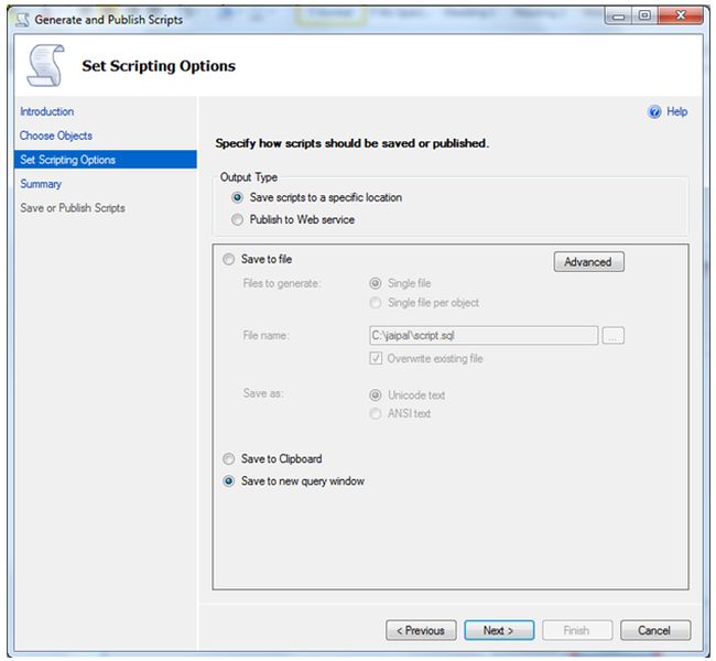 Export Tables and Stored Procedures in SQL Server