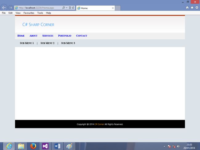 Master Pages in ASP.Net