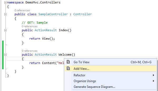 Controllers in MVC : Overview of Controller