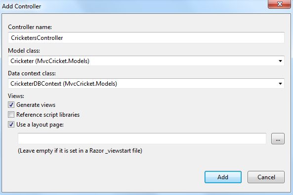 Getting Started With CRUD Operations and LocalDB in MVC 5