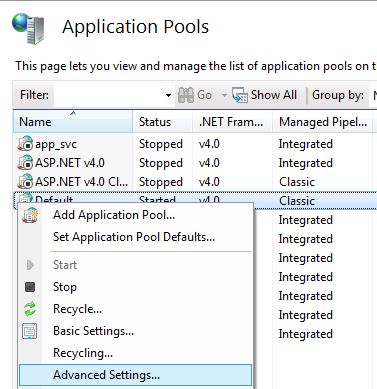 Getting Started With IIS Host And Publish In MVC 5