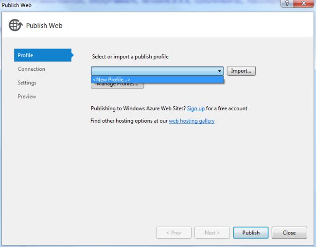 Getting Started With IIS Host And Publish In MVC 5