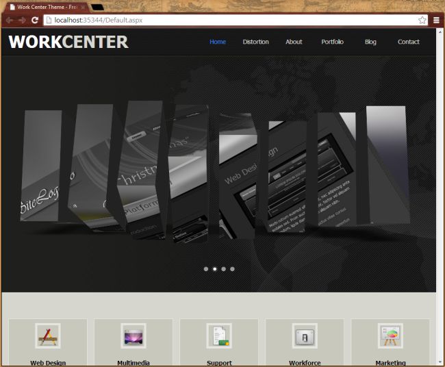 How To Create ASP.Net WebSite With CSS Template