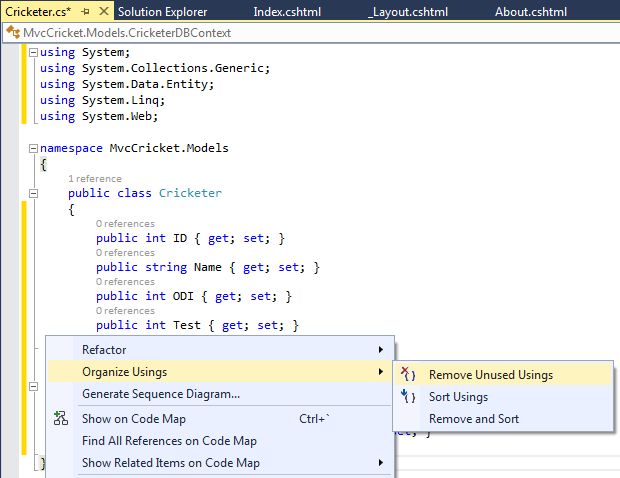 Working With Model Class And Connection String In Mvc 5