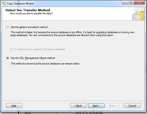 Copy Database From One Server to Another Server in SQL