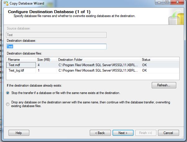 Copy Database From One Server to Another Server in SQL