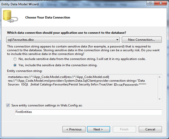 Creating an Entity Data Model (Entity Framework 4.0)