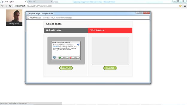 Capturing Image From Web Cam in ASP.Net