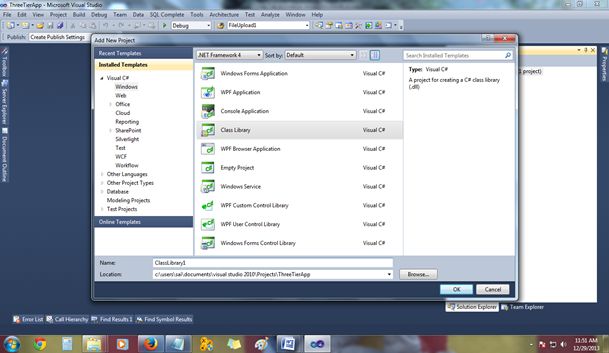 Create and Implement 3-Tier Architecture in ASP.Net