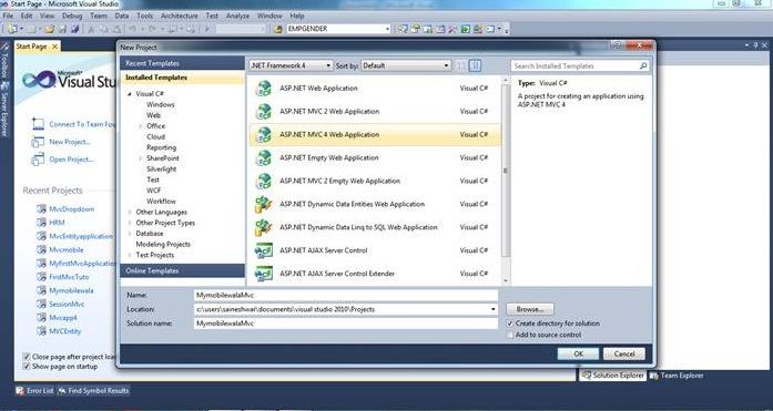 Creating Insert Update And Delete Application In Mvc 4 Using Razor
