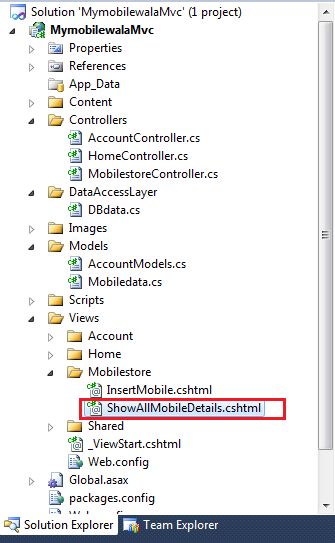 Creating Insert Update And Delete Application In Mvc 4 Using Razor