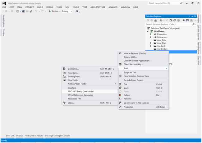 Creating Simple Grid in MVC Using Grid.MVC