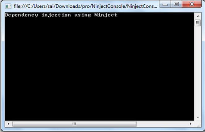 Dependency Injection Using Ninject in .NET