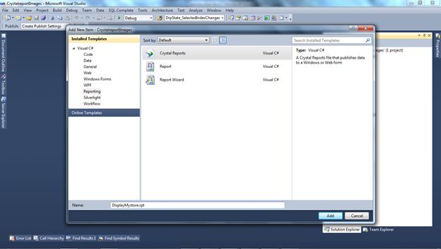 Store and Retrieve Image in Crystal Reports From SQL Database and ...