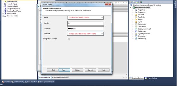 Store And Retrieve Image In Crystal Reports From Sql Database And Folder Using Aspnet
