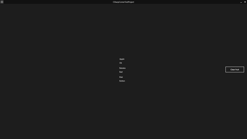 Display A Message When The Listview Becomes Empty In Windows Store Apps
