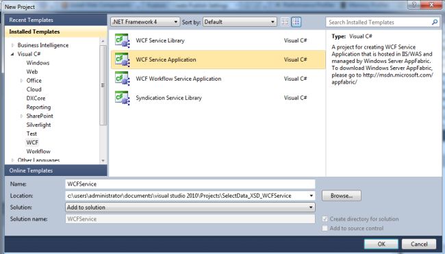 Select Data With Typed Dataset Xsd Via Wcf