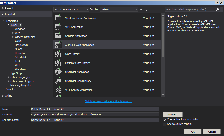 Update and Delete Data Using Code First Approach Fluent API