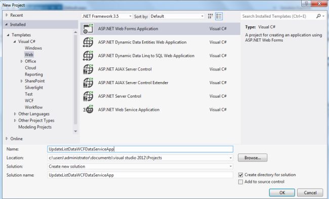 Update List Data With WCF Service in SharePoint 2010 Programmatically ...
